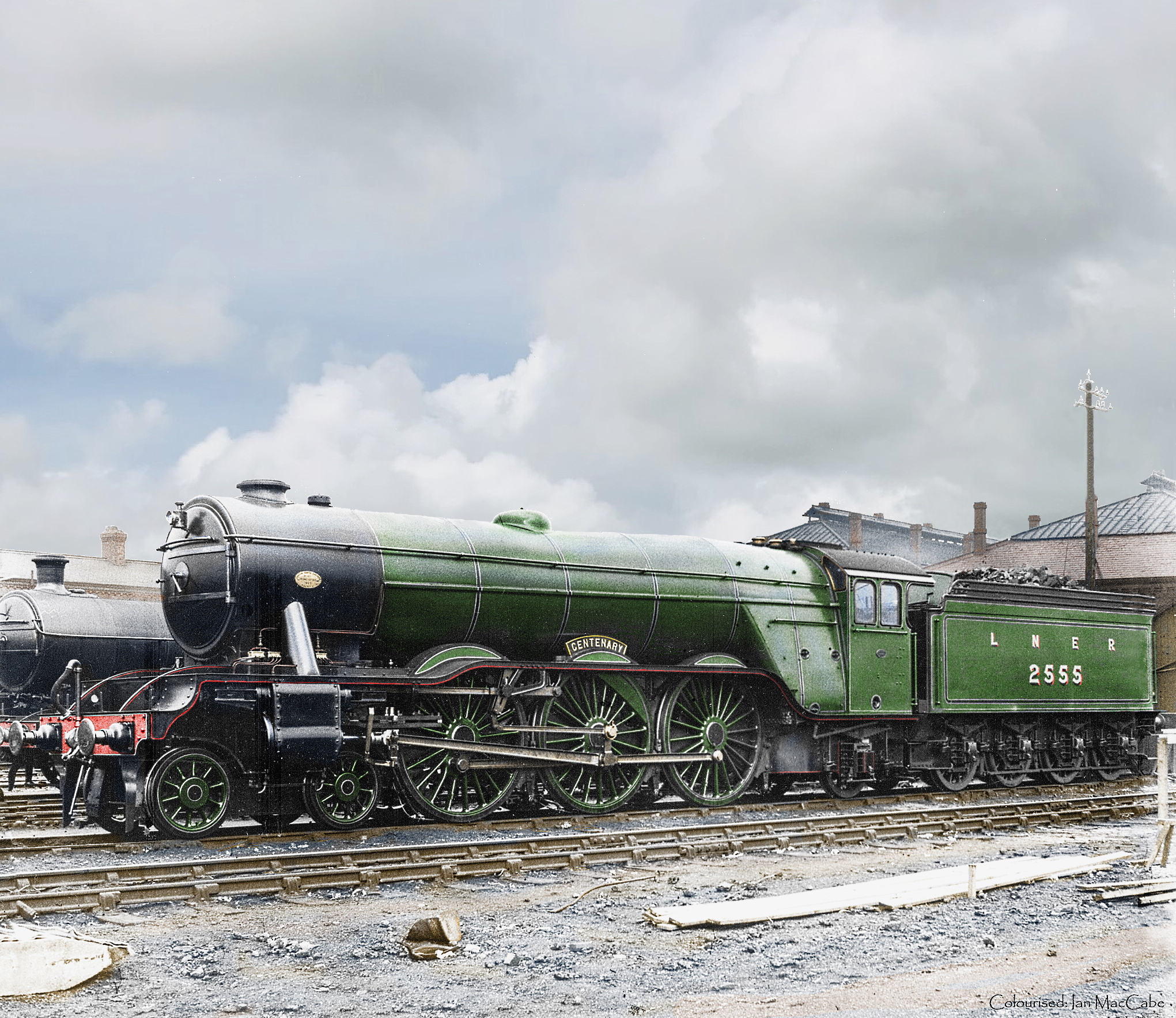The Gresley Society Loans Nameplate of Gresley class A3 No. 2555 ...